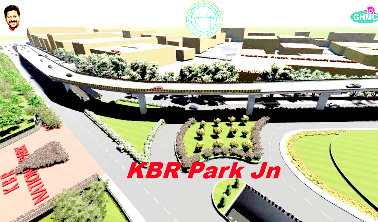 Development of KBR Park Junctions before 2026 GHMC elections